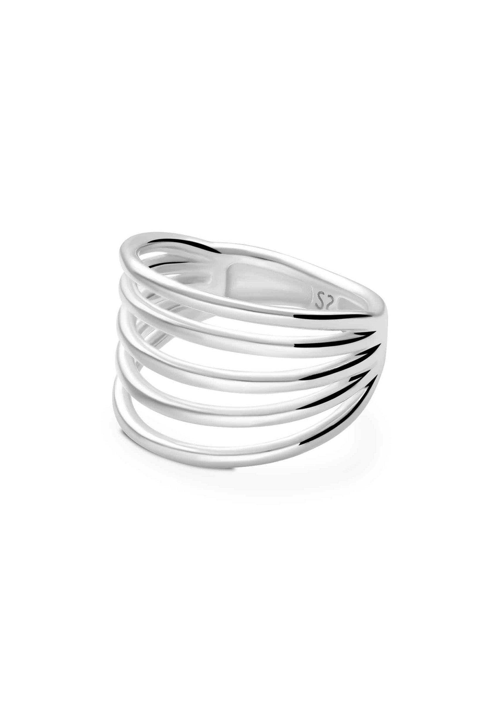 ANILLO LAINEN | Anillo de Cinco Tiras de Plata | San Saru