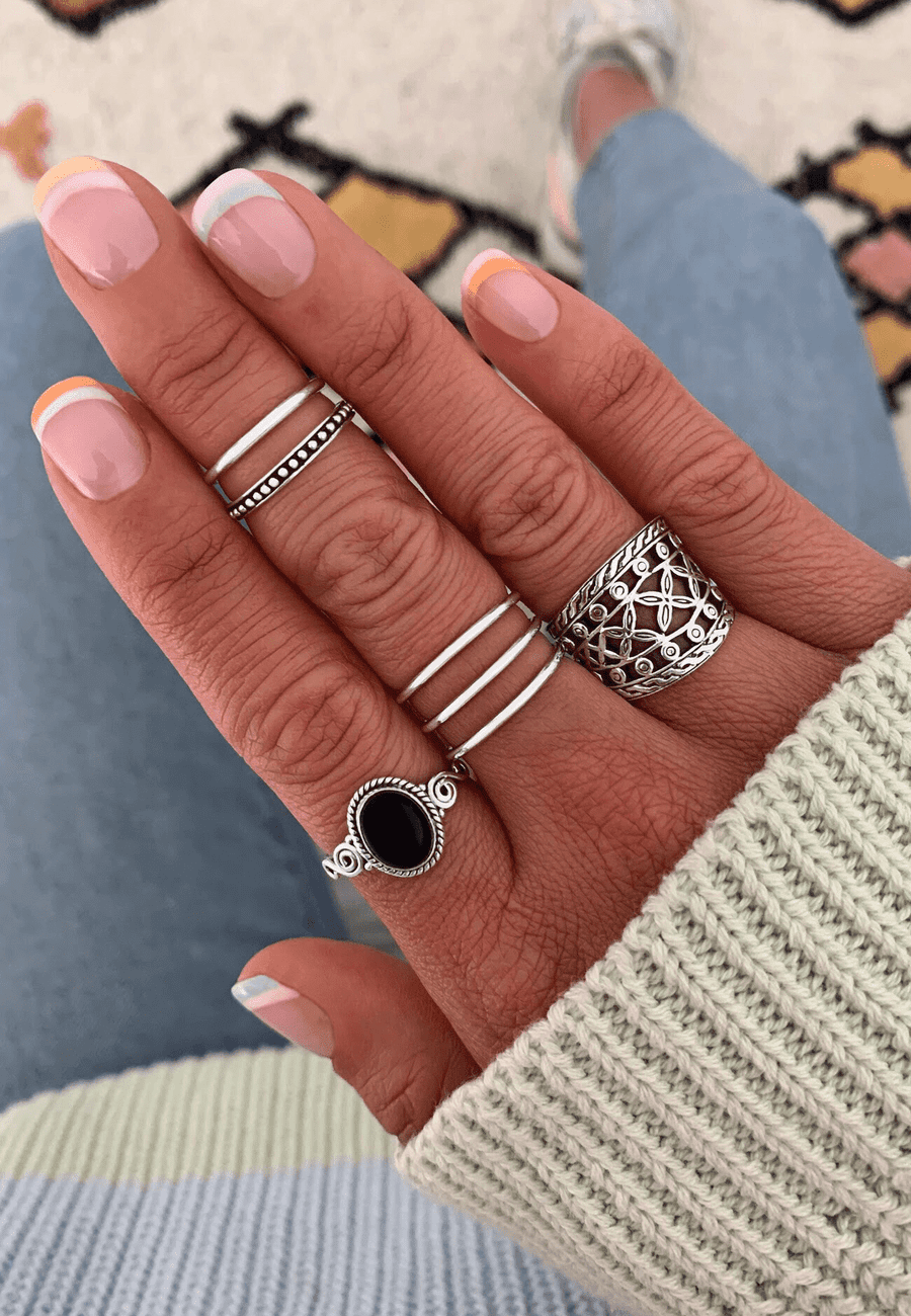 KANU RING | Plain Silver Triple Ring – San Saru